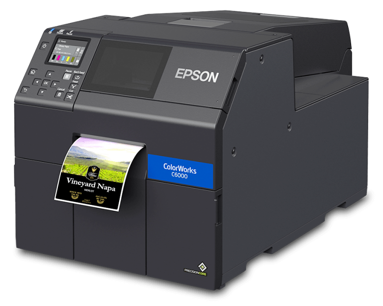 CW-C6000A Color Inkjet Label Printer (Gloss) - Color Labels and More, Inc