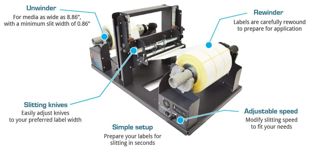 Afinia SR-100 Label Slitter & Rewinder - Color Labels and More, Inc
