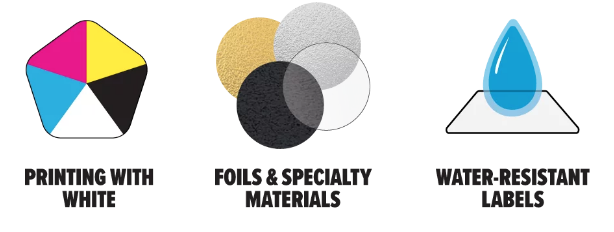 LT5C CMYK + White Label Printer - Color Labels and More, Inc